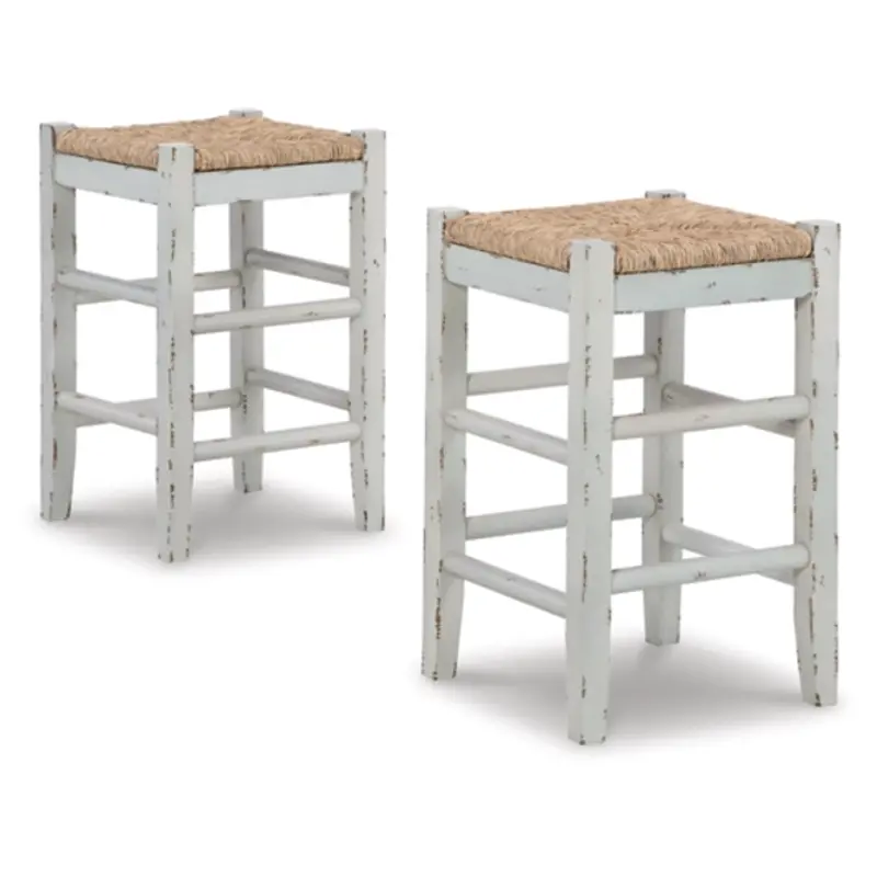 Ashley furniture white bar stools store