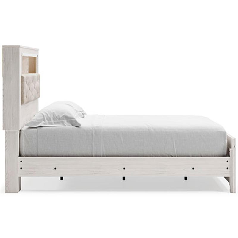 B2640-85 Ashley Furniture Full Upholstered Panel Bookcase Bed