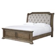 Wyndahl queen upholstered panel bed store