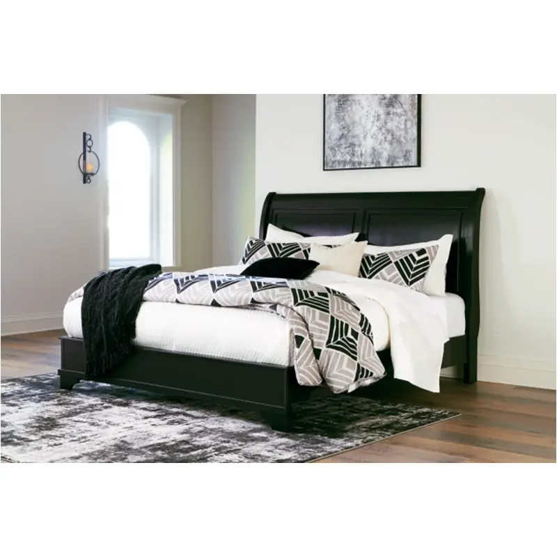Black sleigh bed full store