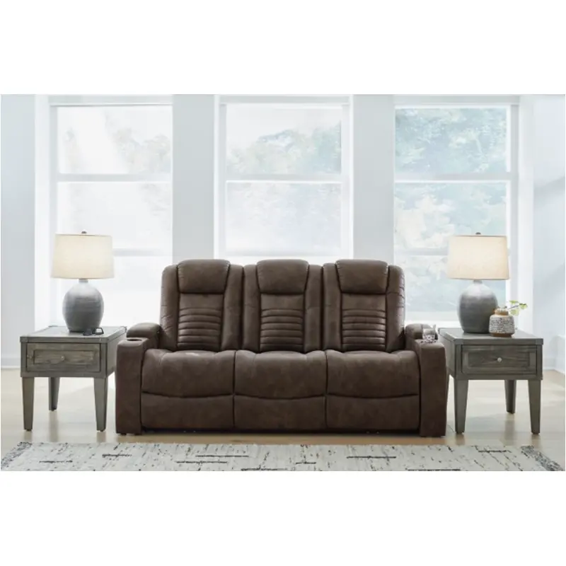 3060715 Ashley Furniture Pwr Rec Sofa W/pwr Adj Headrest
