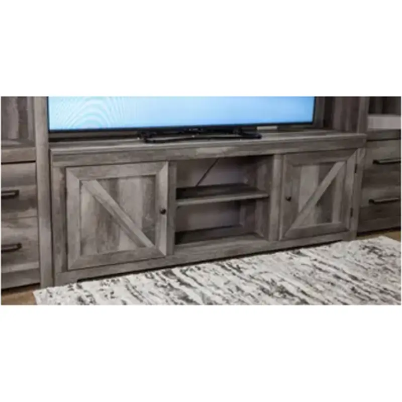 W440-168 Ashley Furniture Large Tv Stand W/fireplace Option
