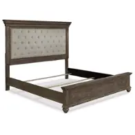 B776 158 Ashley Furniture Johnelle King Upholstered Panel Bed