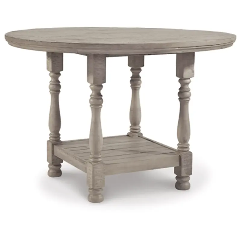 D816-13 Ashley Furniture Round Dining Room Counter Table