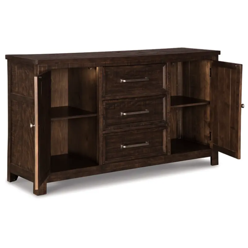 Hillcott Dining Server Dark Brown by Ashley