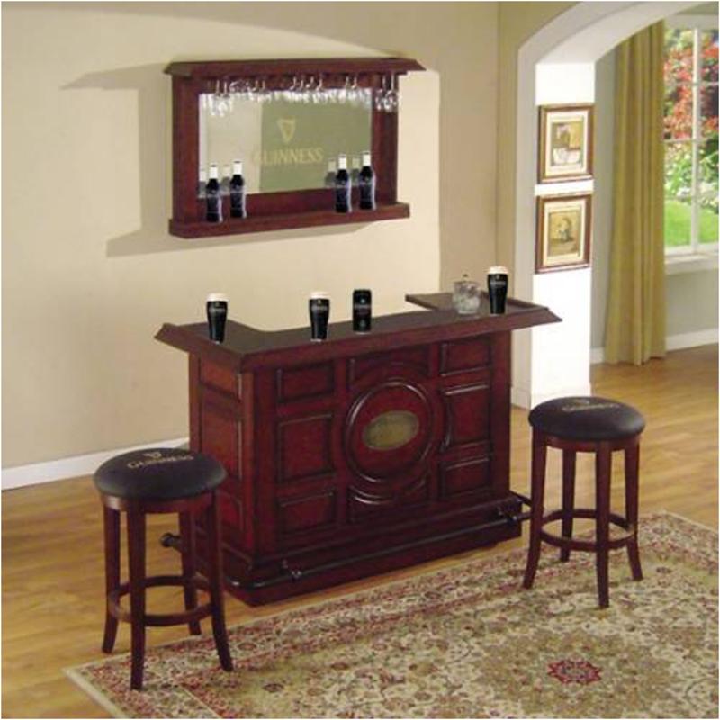 1235-35-pt E. C. I. Furniture Guinness Raised Panel Bar