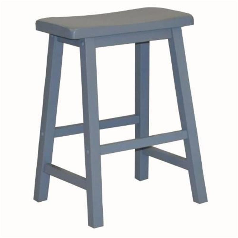 8501-13-bs24 E. C. I. Furniture Saddle Stool - Blue