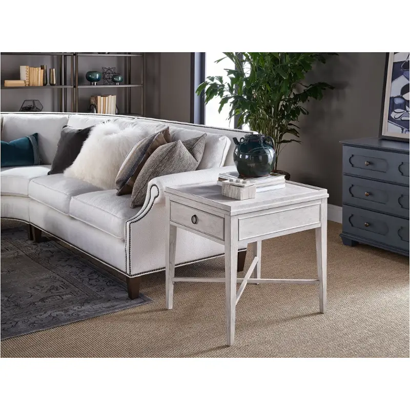 U178802 Universal Furniture Past Forward End Table -dover White